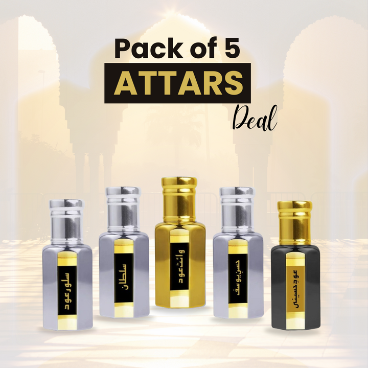 Premium Attar Bundles Online in Pakistan | Long-Lasting Islamic Scents
