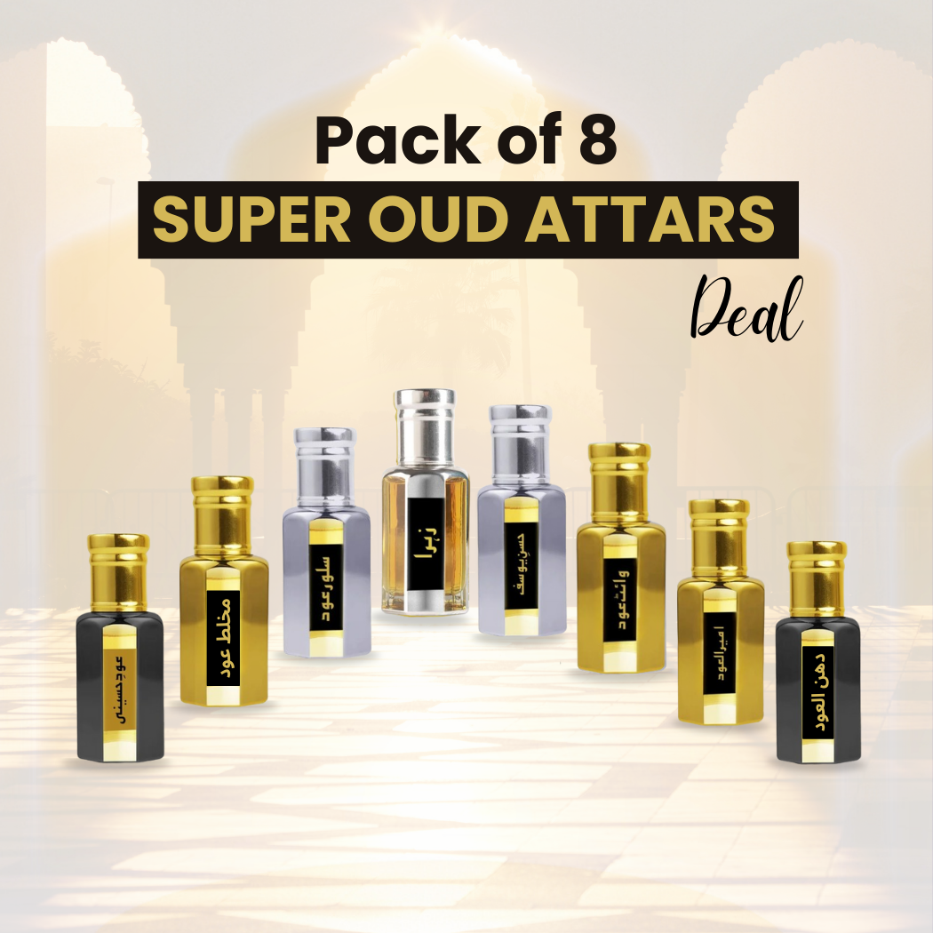 Super Oud Pack Of 8 Attars Deal