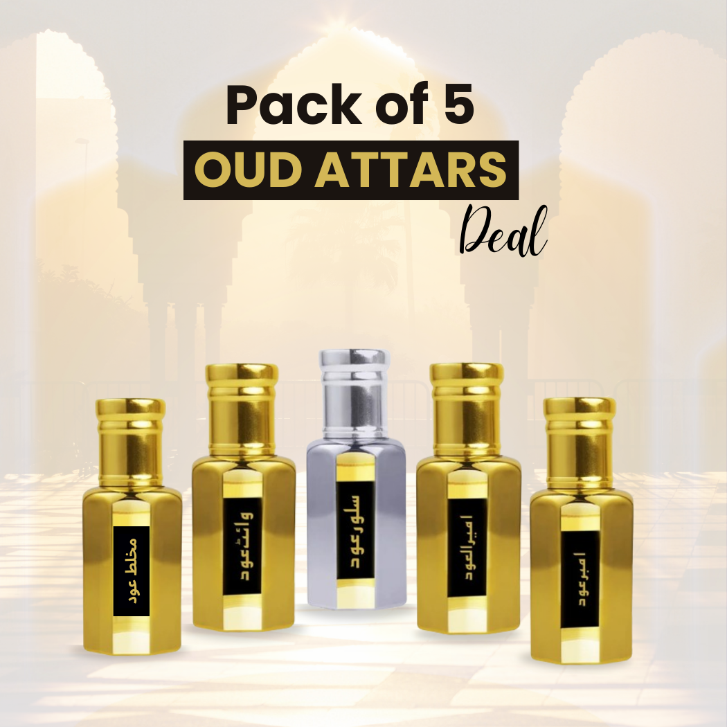 Pack Of 5 Attars Deal (Oud) – Souq Albarakah