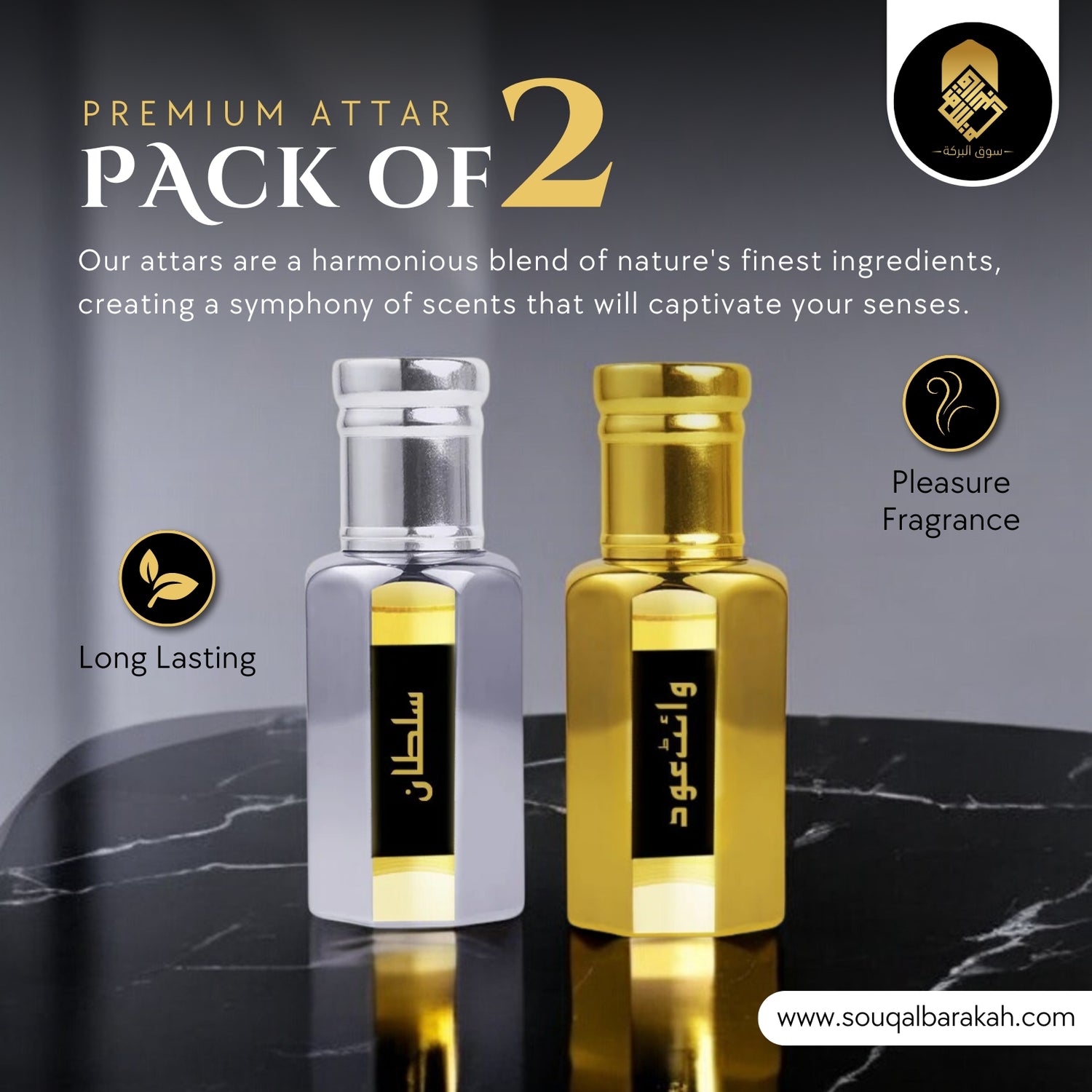 Premium Attar Bundles Online in Pakistan | Long-Lasting Islamic Scents