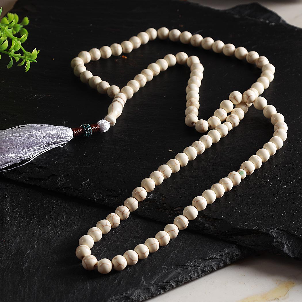 White Feroza Stone Tasbeeh