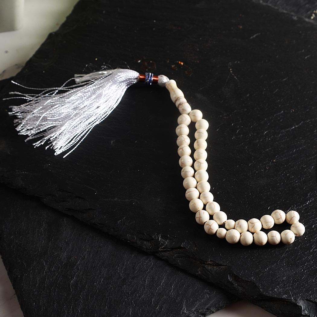 White Feroza Stone Tasbeeh